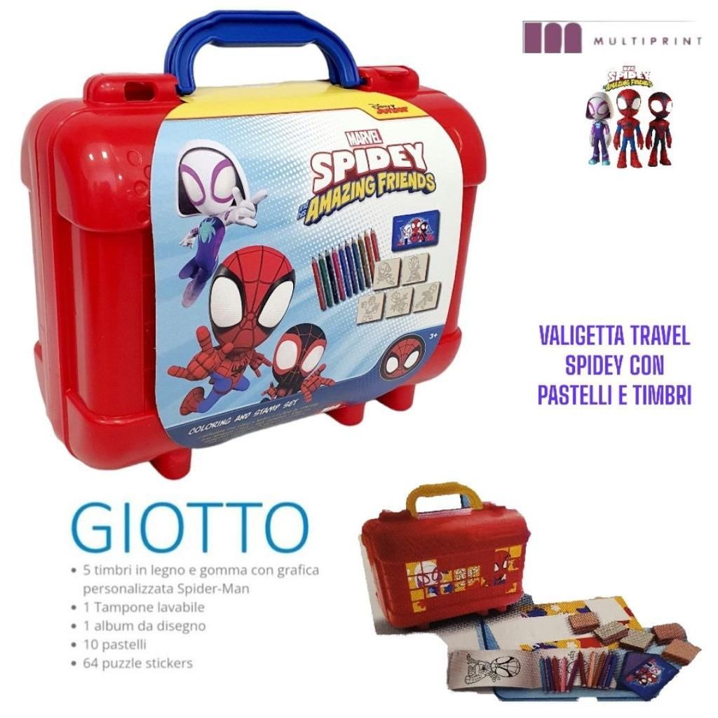 MULTIPRINT SET CON PASTELLI TIMBRI IN VALIGETTA GIOTTO MADE IN ITALY ...